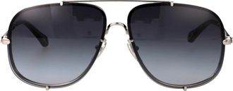 Chlo&eacute; Pilotenbrille - - Accessories - unisex - Grau - 62 MM