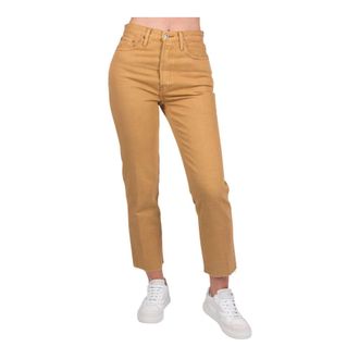 Re/Done Enge Hose - - Trousers - Damen - Orange - W27