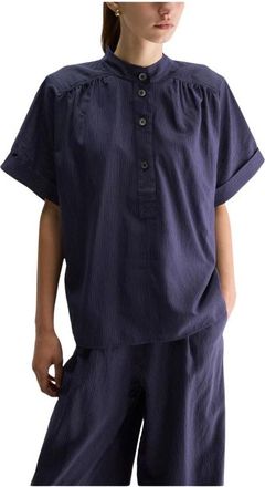 Bellerose Femme, Blouses et Chemises, Bleu, Taille: 40 FR Pear61 Blouse