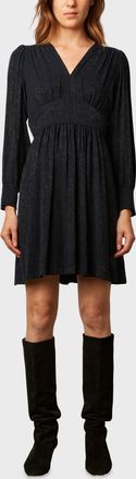 Gerard Darel Robe courte cintr&eacute;e jacquard - JACSKON - Marine