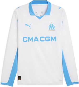 Puma Maillot manches longues Home 25/26 Olympique de Marseille Homme, Accessoires, Blanc, XXL