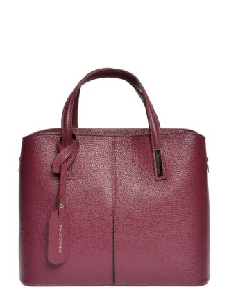 Anna Luchini Weinfarbe Rindsledertasche