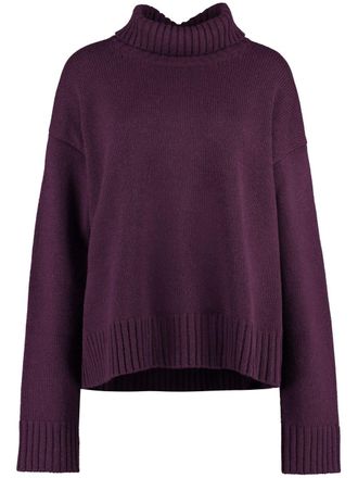 Jil Sander pull à col roulé - Violet