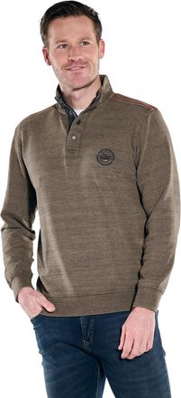 Engbers Herren Herren Sweatshirt Stehbund, Dunkelbraun, 39692, Dunkelbraun in Gr&ouml;&szlig;e 3XL