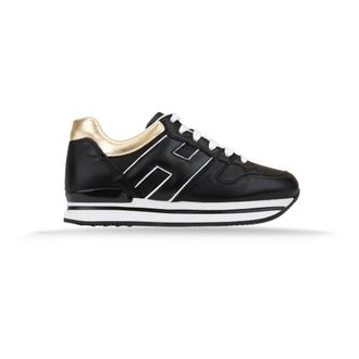 Hogan Leder-Schn&uuml;rschuhe f&uuml;r Damen - - Shoes - Damen - Schwarzk - 35 1/2 EU