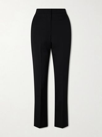 Givenchy Pantalon Slim En Laine &Agrave; Finitions En Gros-grain - Noir
