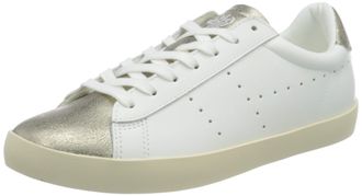 Gola Damen Nova Metallic Sneaker, White/Gold, 40 EU