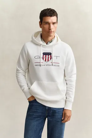 GANT Herren Archive Shield Hoodie (XXXL) EGGSHELL