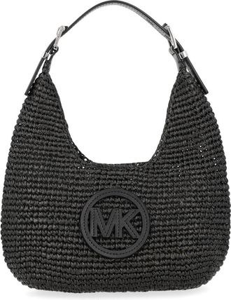 Michael Michael Kors Womens Hobo Bag Nolita Black Polypropylene Shoulder