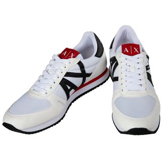 A|X Armani Exchange Low-Top Sneaker - Armani Exchange AX ARMANI EXCHANGE Herren Sneaker - Gr. 42 (EU) - in Wei&szlig; - f&uuml;r Damen