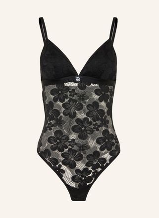 HUGO BOSS Hugo String-Body Bloom Lace schwarz