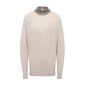 Brunello Cucinelli Damen, Strickwaren, Beige, XLGr&ouml;&szlig;e