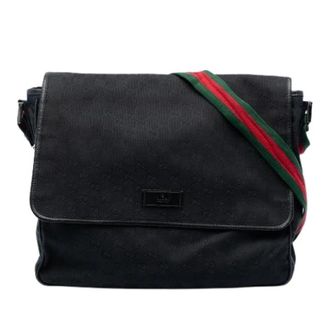 Gucci Pre-owned Vintage Crossbody Bag - - Pre-owned - Damen - Schwarzk - ONE SIZE