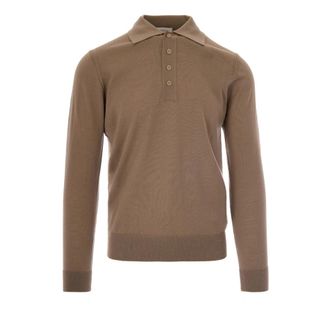 Paolo Pecora Homme, Tops, Brun, Taille: XL Polo