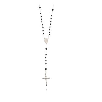 Dolce & Gabbana Rosenkranz Halskette - - Accessories - Herren - Grau - ONE SIZE