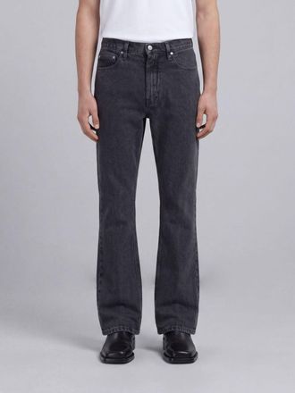 Jil Sander Jean &eacute;vas&eacute; taille mi-haute pour homme en denim de coton