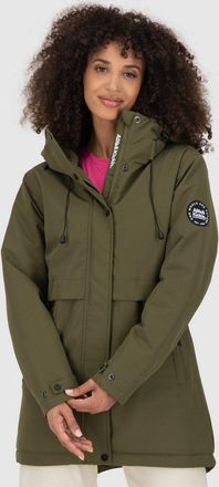 Alife And Kickin Winterjacke Damen MarlyAK A Winterjacke, Jacke Leicht taillierte Jacke mit &Auml;rmelb&uuml;ndchen und Kapuze