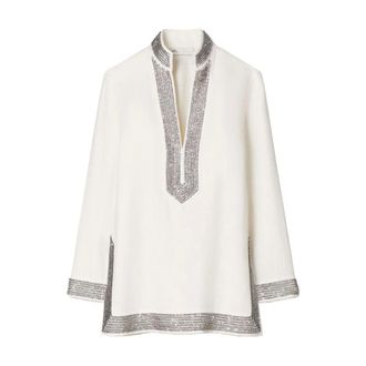 Tory Burch Damen, Blusen & Hemden, Wei&szlig;, MGr&ouml;&szlig;e