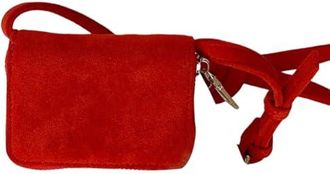 Generic Mini sac de rangement PU portefeuille de longe souple mini sac à main pour femmes (rouge)