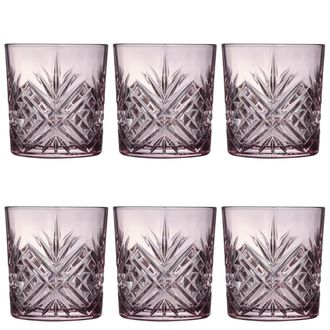 Arcoroc Broadway Rosa, Set mit 6 Gl&auml;sern, Glas, 30 cl