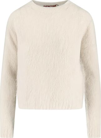 Max Mara knitted round-neck knitwear - Nude