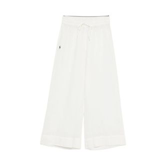 Polo Ralph Lauren Femme, Pantalons, Blanc, Taille: 40 FR Wide Pantalons