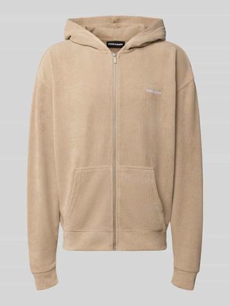 Pegador Oversized Fit Sweatjacke mit Label-Detail Modell Mezzano