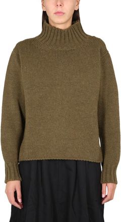 Margaret Howell Femme, Pulls, Vert, Taille: 40 FR MHL Wide Neck Sweater