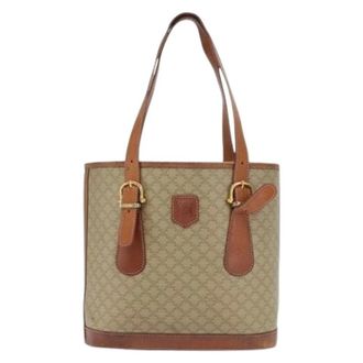 Celine Sac Seau en Toile Pre-owned - Femme - Pre-owned - Beige - Taille: ONE Size
