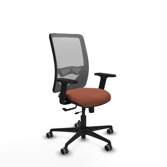 Piqueras y Crespo B&uuml;rostuhl aus Zulema-Stoff mit 2D-Armen, h&ouml;henverstellbare Lendenwirbelst&uuml;tze, ausgestattet mit Syncro/Traslack und Schneidschaum, mit Rollen von 65 m