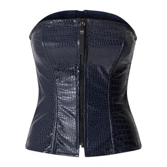 Pinko Corset Bandeau Top - - Tops - Damen - Blau - M