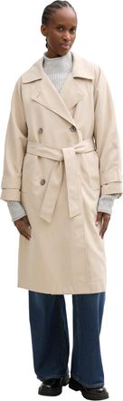 Tom Tailor Damen 1045531 Mantel, 37238-Soft Calm Beige, XL