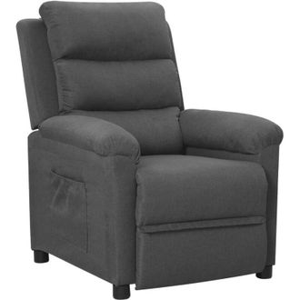 vidaXL Relaxsessel Dunkelgrau Stoff Vidaxl