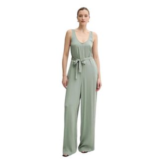 A|X Armani Exchange Flie&szlig;ender Viskose-Jumpsuit - - Jumpsuits & Playsuits - Damen - Gr&uuml;n - M