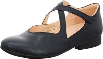 Think Femme Guad2 Semelle Amovible Durable sans Chrome Ballerines, Bleu Marine 8040, 37.5 EU