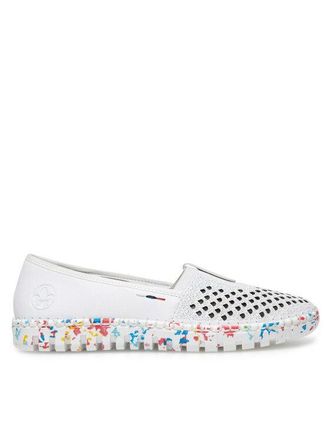Rieker Halbschuhe M2361-80 Wei&szlig;