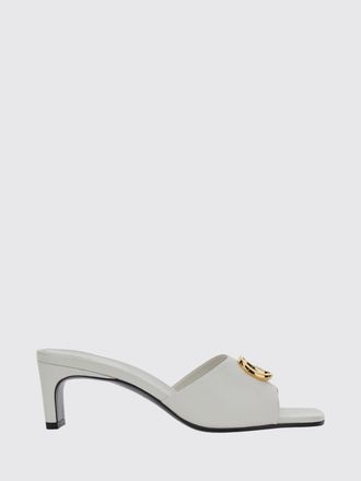 Gucci Mules en cuir nappa avec talon moyen et monogramme GG