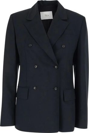 Tela Femme, Vestes, Noir, Taille: 38 FR Veste crois&eacute;e