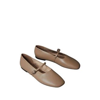 Calvin Klein Ballerine en cuir lisse