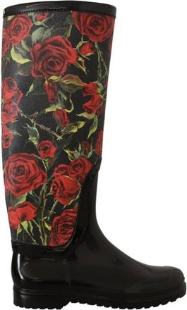 Dolce & Gabbana Femme, Chaussures, Multicolore, Taille: 36 EU Bottes de pluie en polyvinyle avec semelle antid&eacute;rapante
