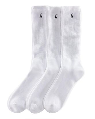 Ralph Lauren 3er Pack Tennissocken mit Pony-Stickerei in