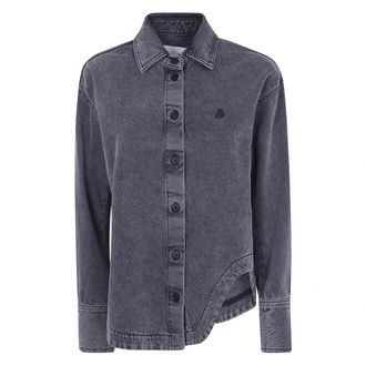 The Attico Denim Shirts - - Blouses & Shirts - Damen - Schwarzk - 2XS