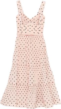 Zimmermann Femme, Robes, Rose, Taille: 38 FR Pleated Draped Midi Dress