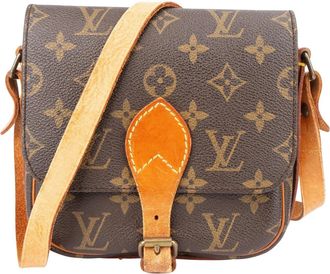 Louis Vuitton Crossbody Bags - Louis Vuitton Canvas Monogram Cartouchiere PM Cros - Gr. unisize - in Braun - f&uuml;r Damen