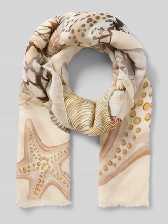 Marc Cain Schal aus Modal-Mix im Allover-Look
