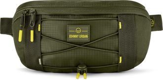Johnny Urban Bauchtasche Damen & Herren Grün - Devin - Große Hüfttasche für Outdoor, Sport, Festival, Freizeit - Crossbody Bag mit verstellbarem Gurt - Wasserabwei