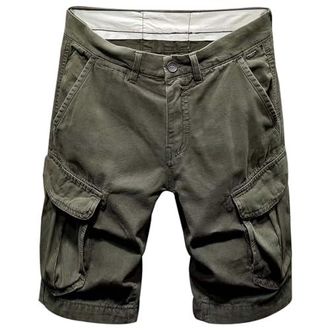 Generic 2026 Pantalon cargo pour homme Pantalon de jogging Salopette fonctionnelle Old Quarter, Vert, 3XL