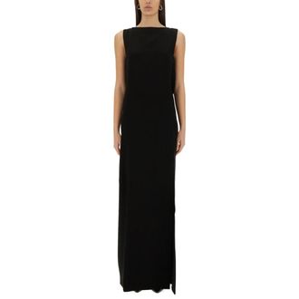 Max Mara Creso Long Cady Dress - - Dresses - Damen - Schwarzk - XS