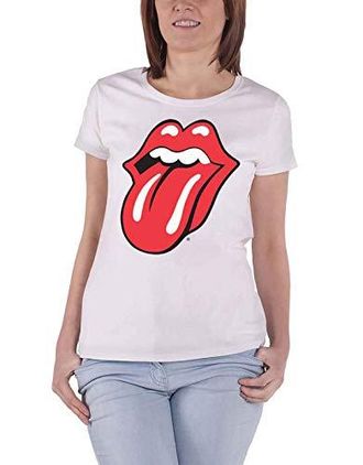 THE ROLLING STONES The Classic Tongue Skinny Fit T Shirt Size S