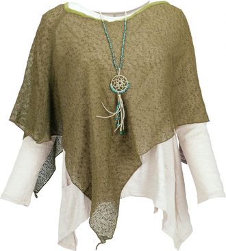 Guru Shop Goa Poncho, Sommerponcho, Festival Poncho, Pixi Poncho - Massala, Damen